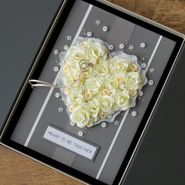 Personalised Luxury Boxed Handmade Engagement Card - With All My Heart