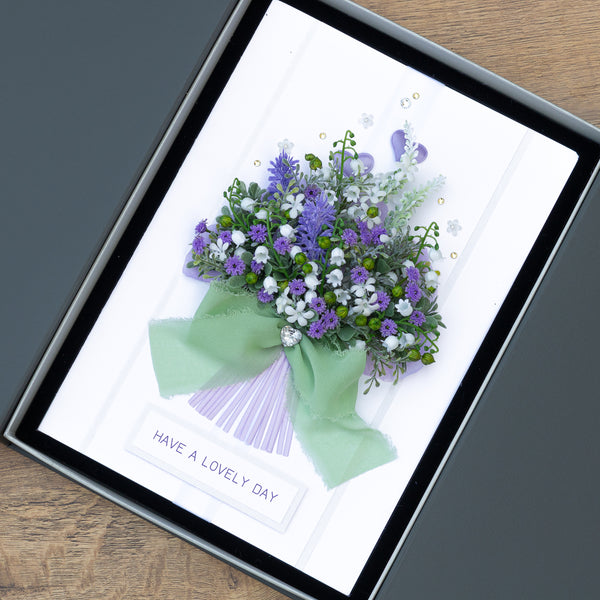 ‘June’ – A4 Luxury Handmade Personalised Card in Gift Box