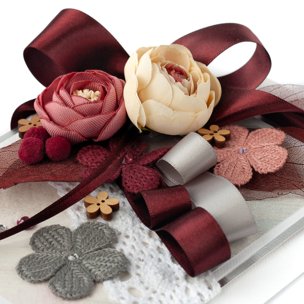 Luxury Boxed Handmade Card 'Elegance' - For Birthday, Mother's Day, etc